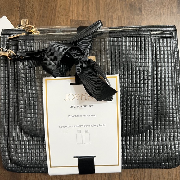 Joan & David | Bags | Joan David 3 Piece Toiletry Cosmetic Gift Set 2 Travel 4ml Bottles N ...